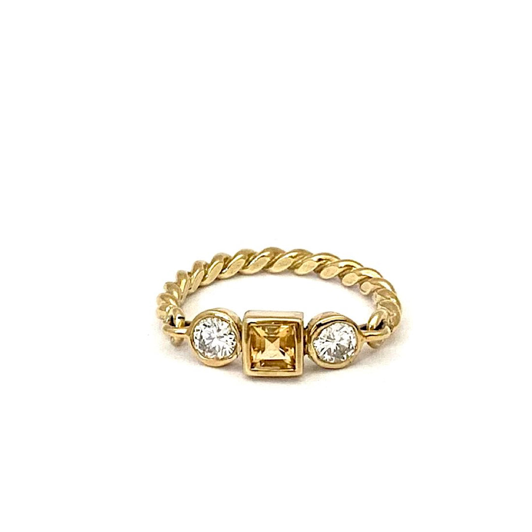 Bella Ring with Citrine – ZADEH NY