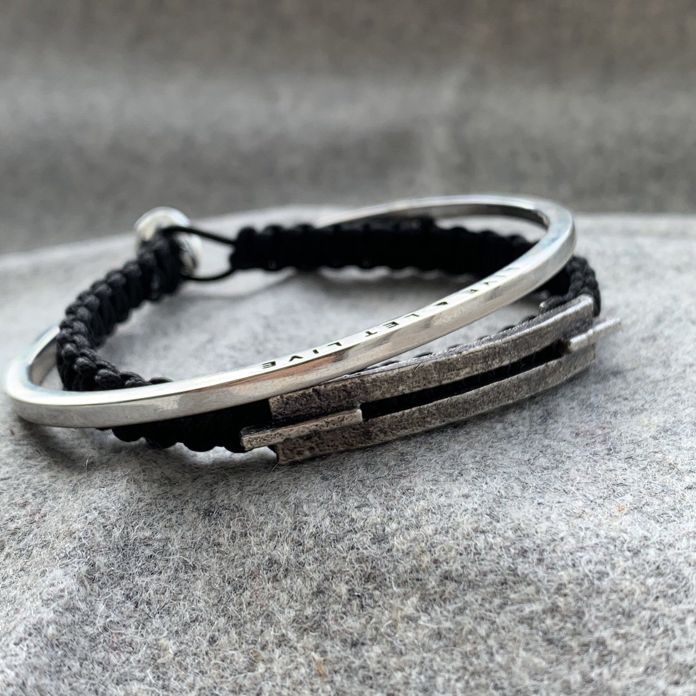 Dante Men Sterling Silver Bracelet – ZADEH NY