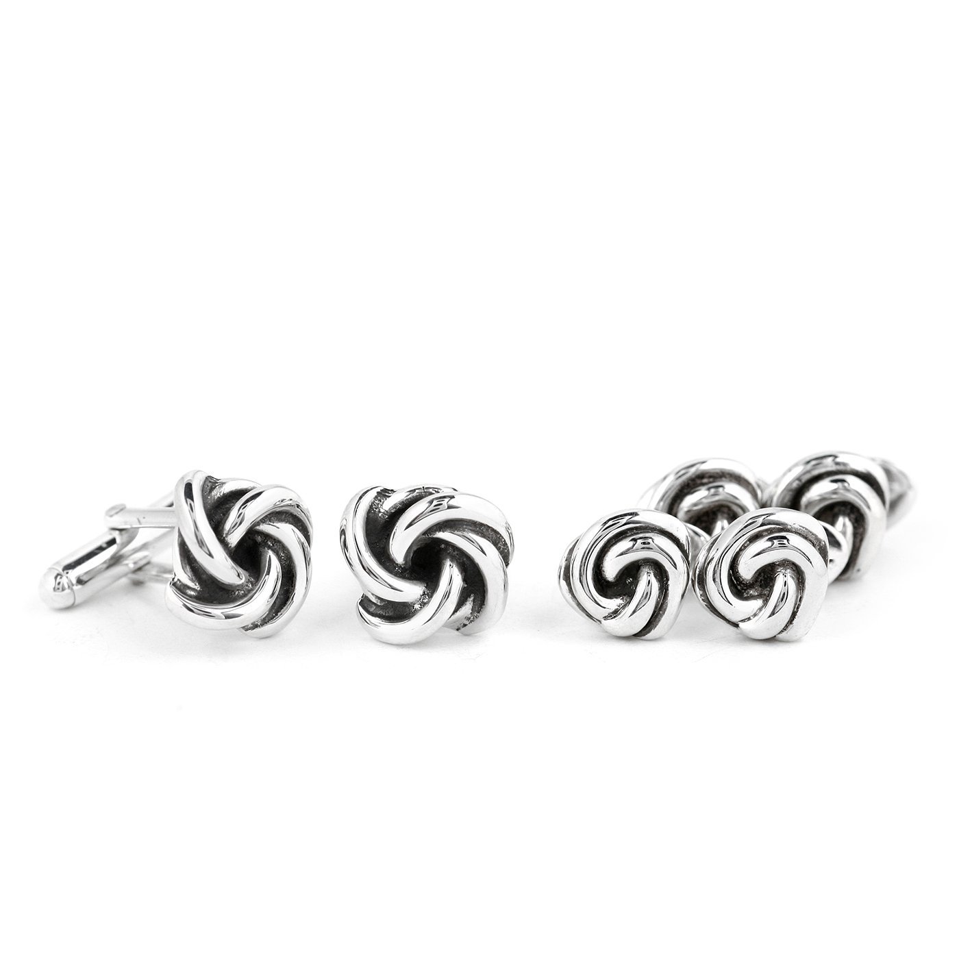 Clyde | Classic Silver Stud Set by Zadeh New York – ZADEH NY