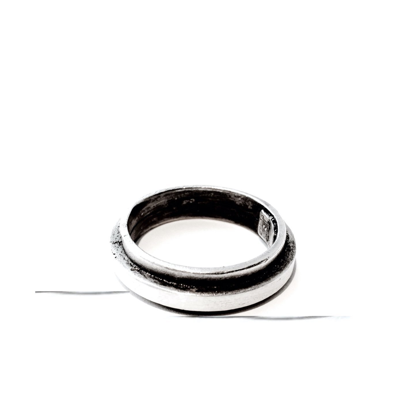 HADAR | Thick rugged silver men's ring designed by Catherine Zadeh ...